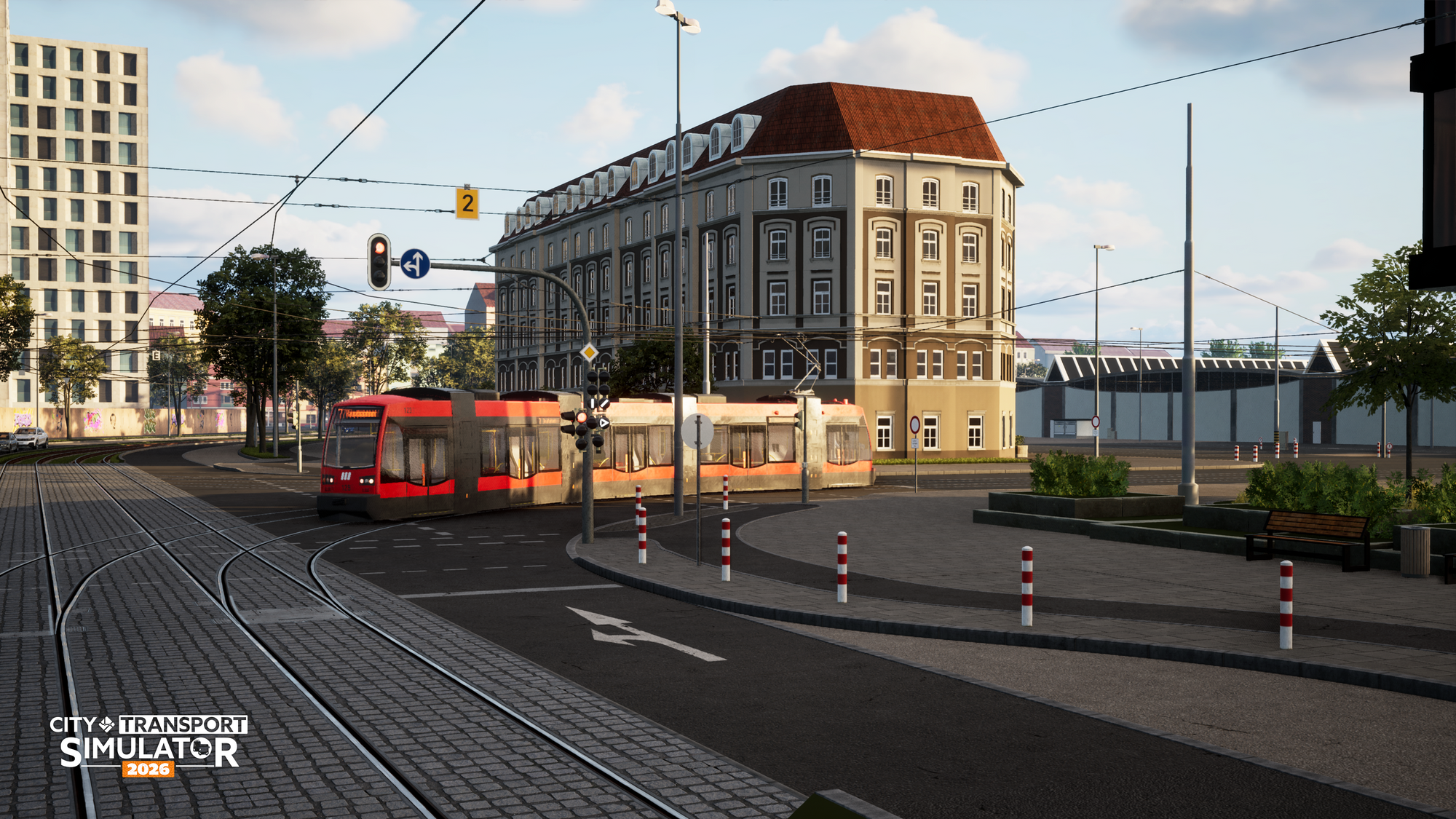 Map DLC: Tram Depot + Southern-Route – City Transport Simulator 2026