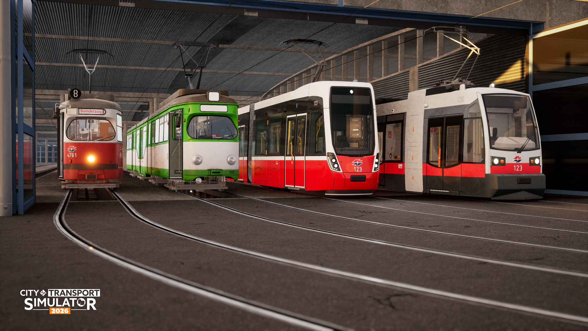 Map DLC: Tram Depot + Southern-Route – City Transport Simulator 2026